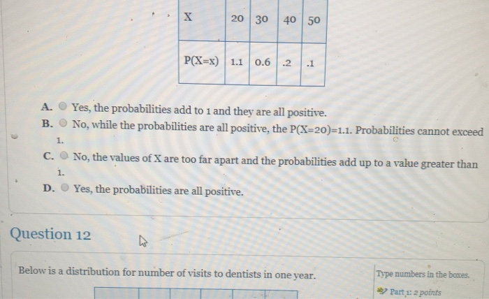 Solved Select one anSwer. Determine if the following could | Chegg.com