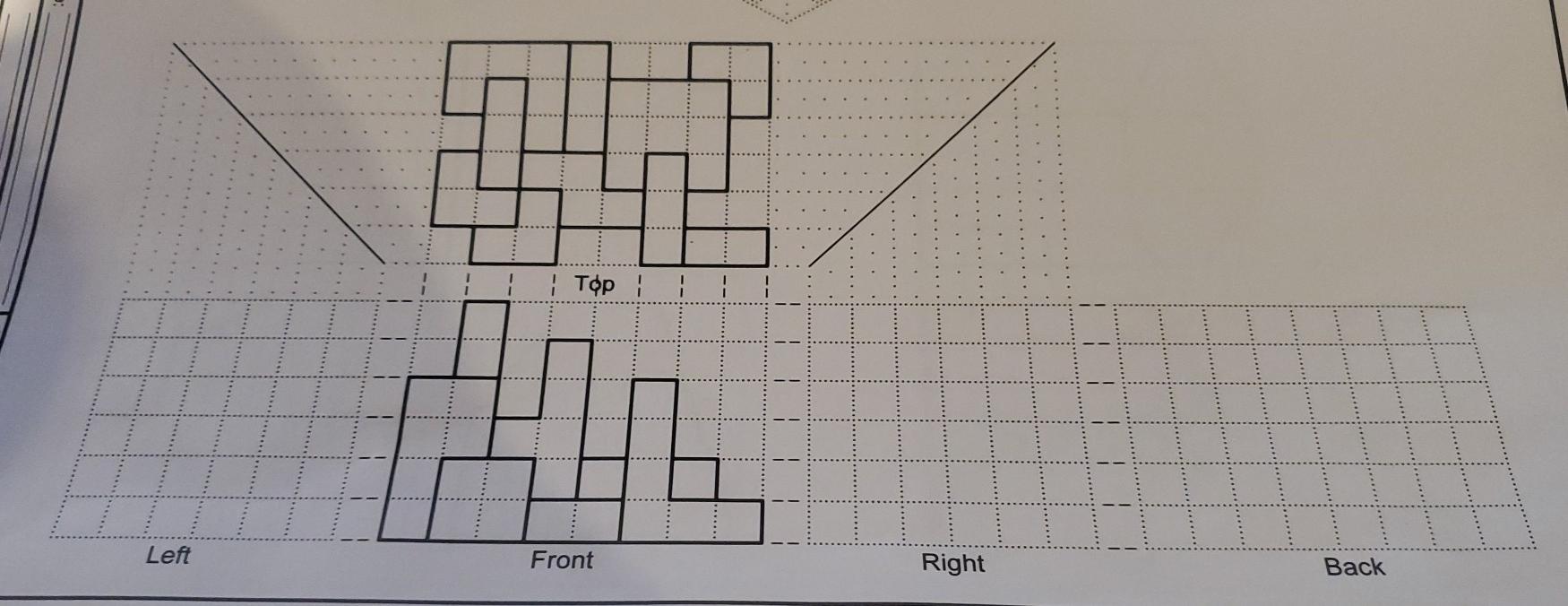 Solved MULTIVIEW Given: Top & Front Views Sketch: Right, | Chegg.com