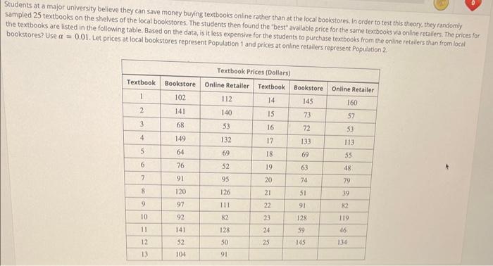 Solved Students at a major university believe they can save | Chegg.com
