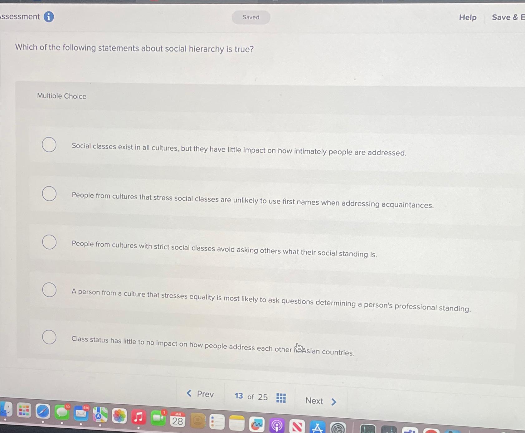 Solved ssessment iHelpSave &Which of the following | Chegg.com