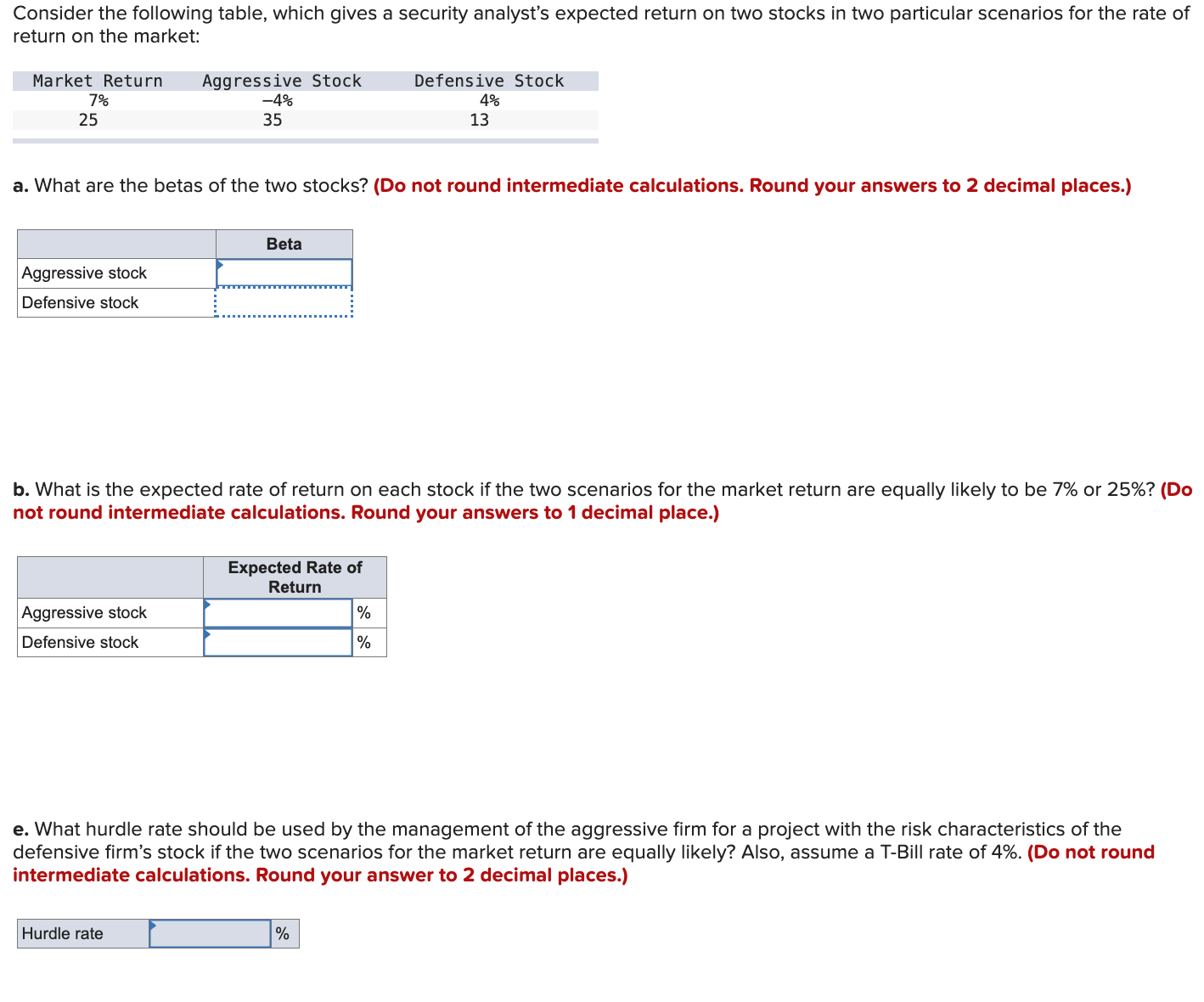 Solved Consider the following table, which gives a security | Chegg.com