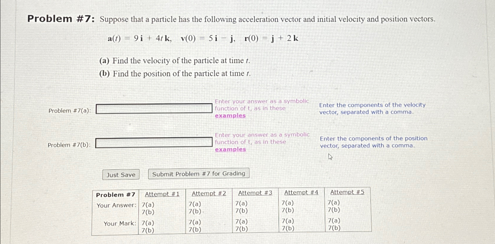 Solved Problem #7: Suppose that a particle has the following | Chegg.com