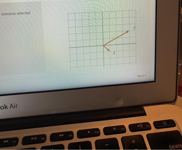 Solved Part C Draw the vector C = 0.5A+2B. Only the length | Chegg.com