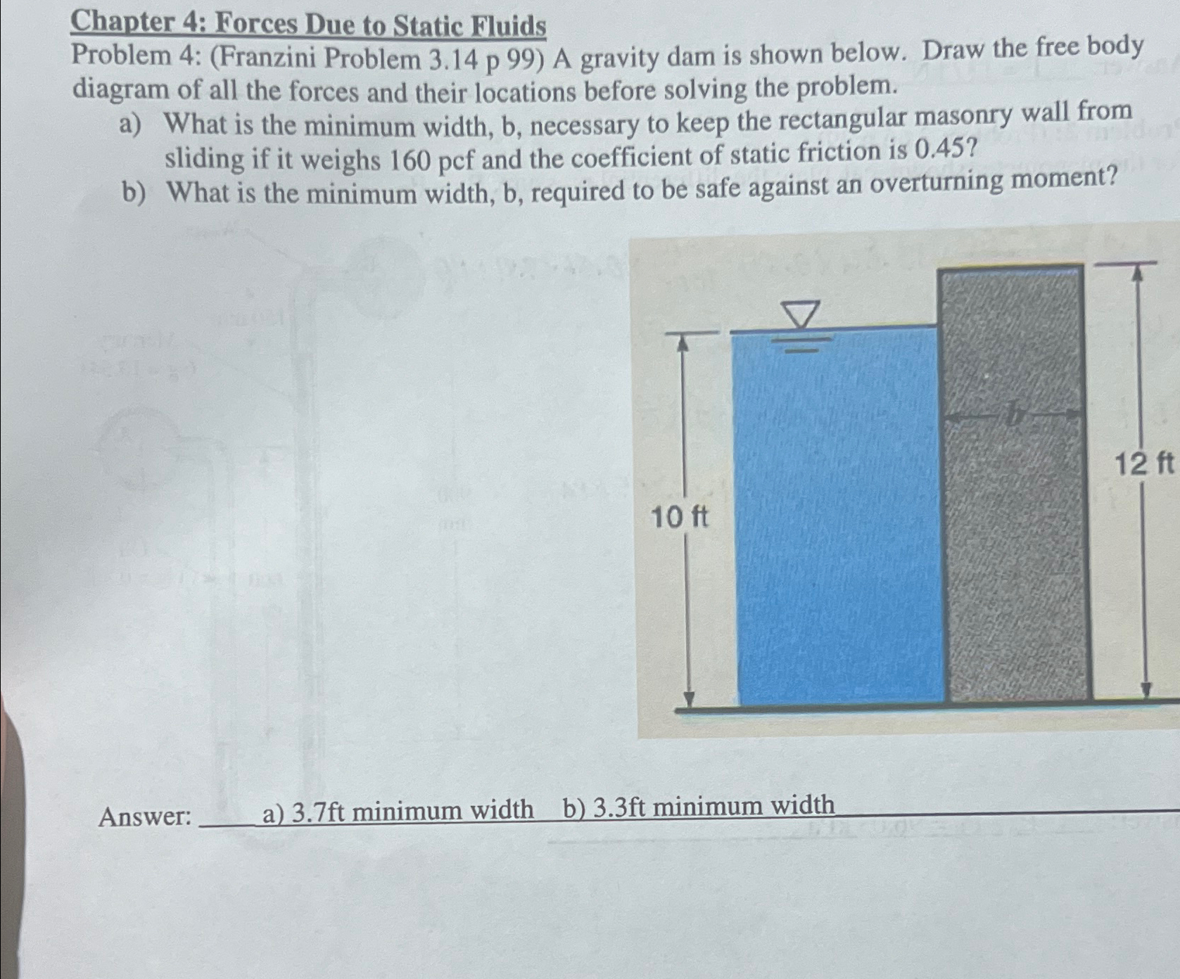 Solved Chapter 4: Forces Due to Static FluidsProblem 4: | Chegg.com