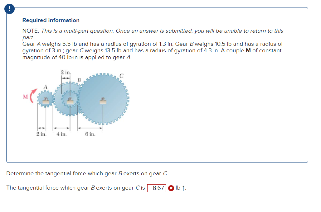 Solved Required informationNOTE: This is a multi-part | Chegg.com