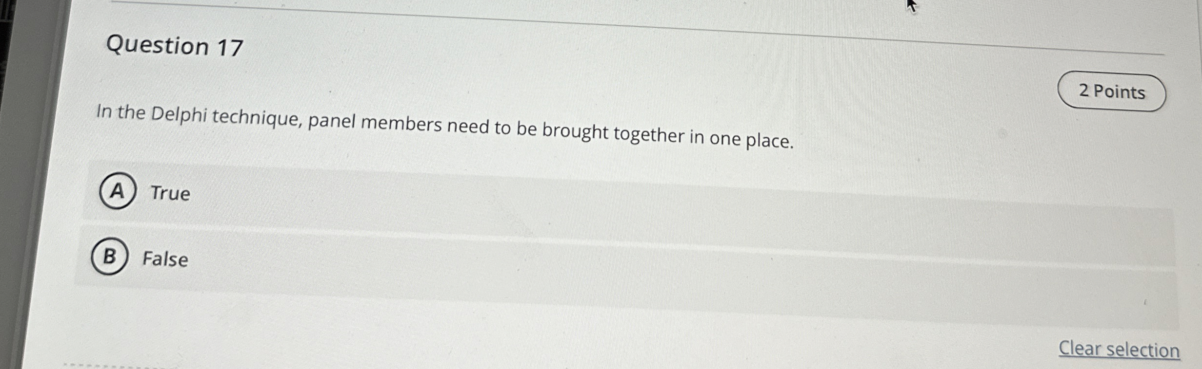 Solved Question 172 ﻿PointsIn the Delphi technique, panel | Chegg.com