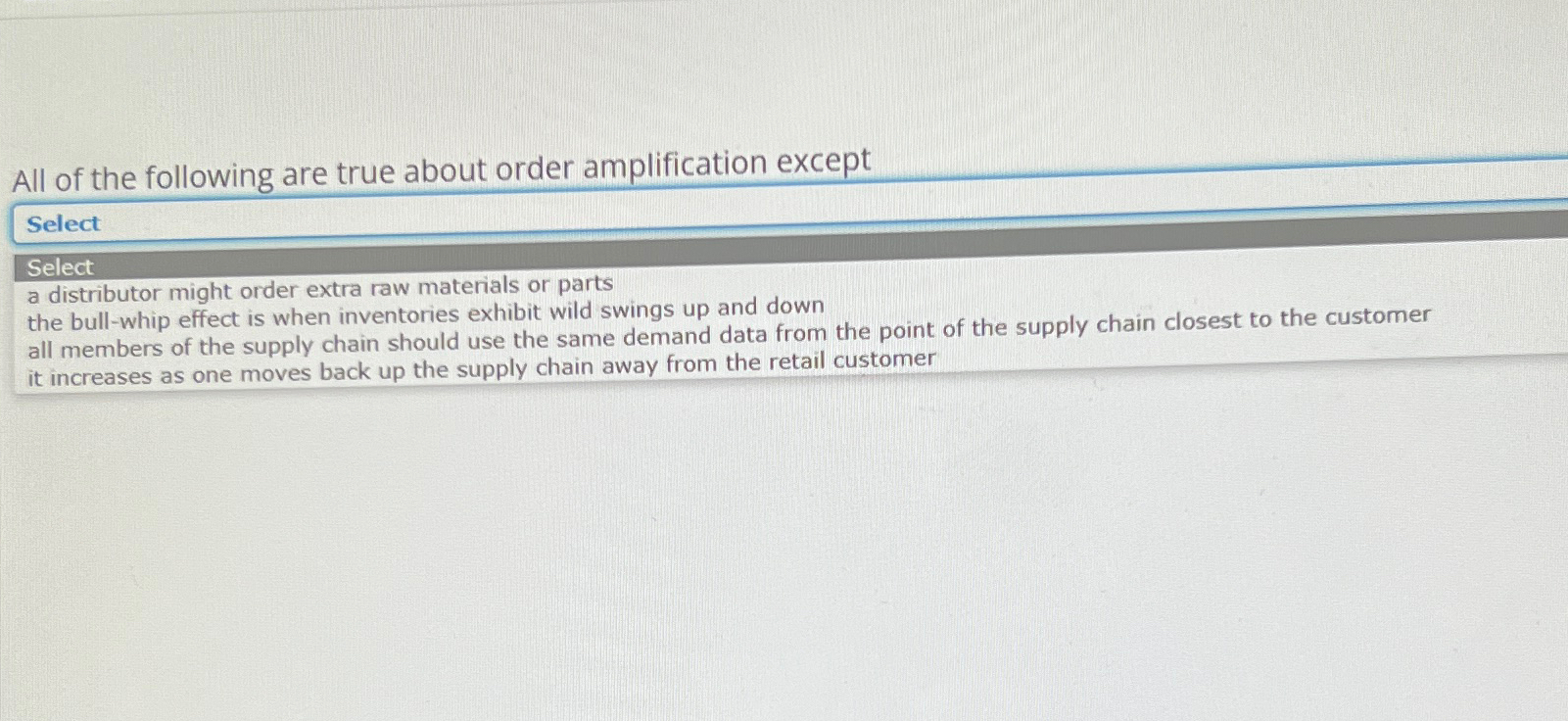 Solved All of the following are true about order | Chegg.com