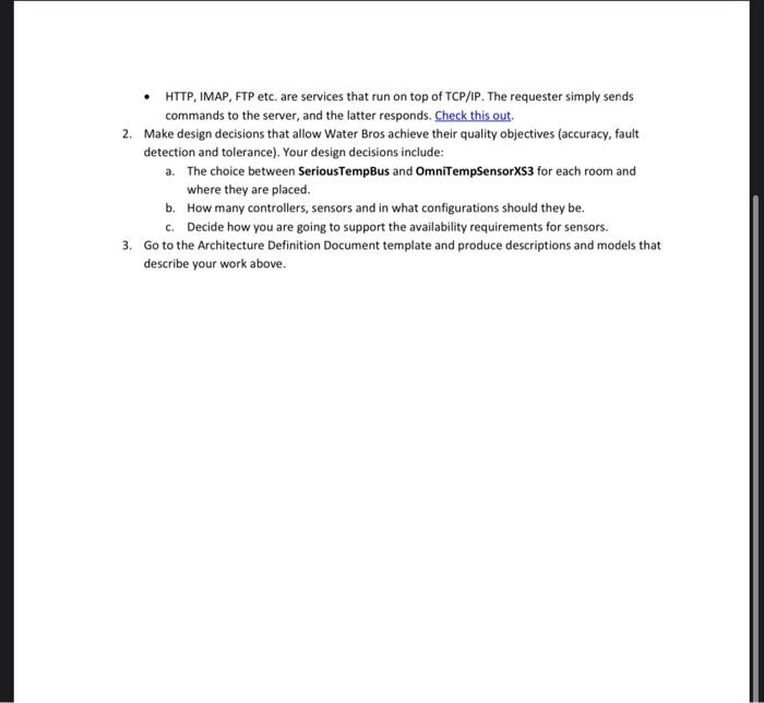 Solved Assignment 3 - Architectural Description Overview | Chegg.com