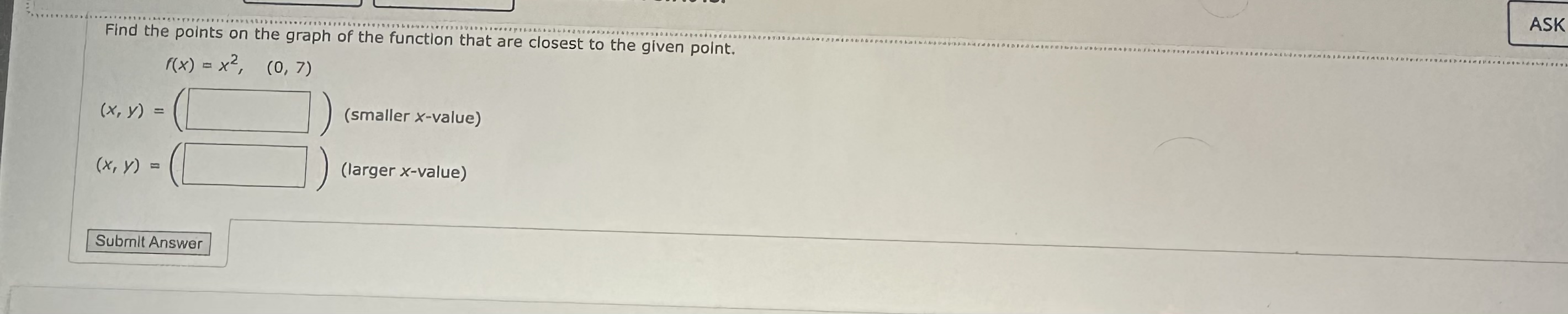 Solved Find the points on the graph of the function that are | Chegg.com