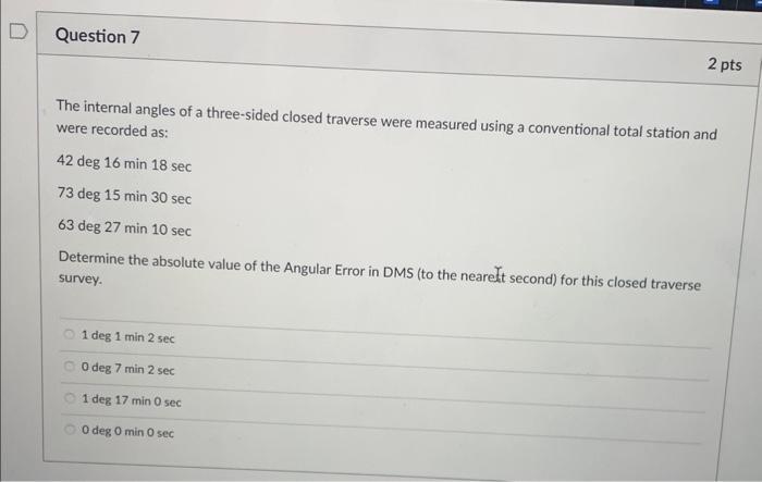 Solved The elevation of a benchmark was measured in a | Chegg.com