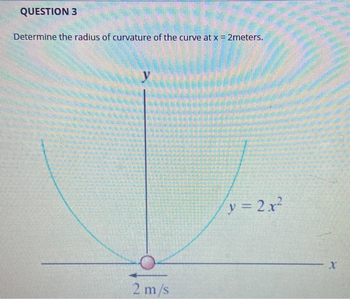 Solved QUESTION 3 Determine the radius of curvature of the | Chegg.com