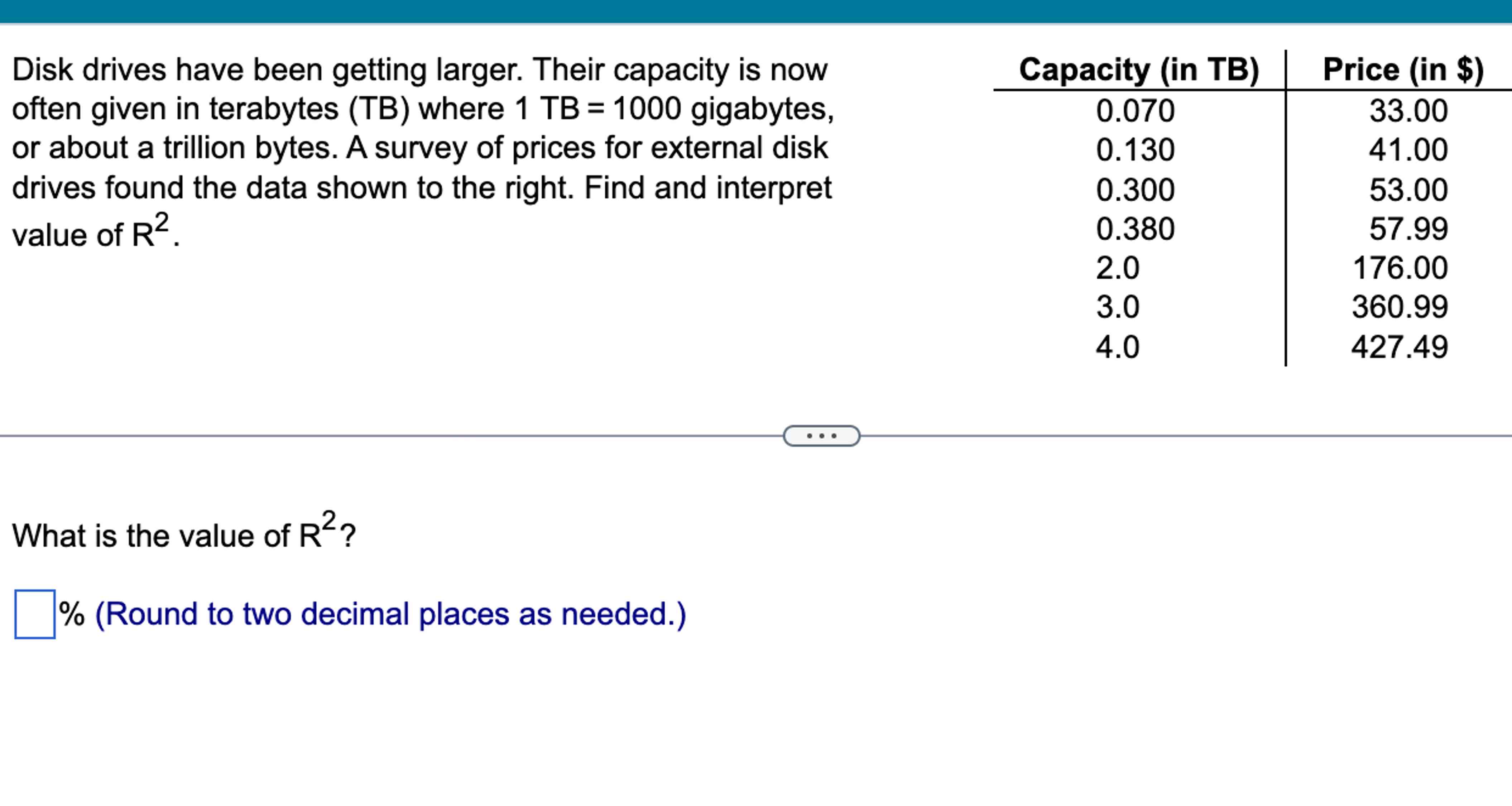 Solved Disk drives have been getting larger. Their capacity | Chegg.com