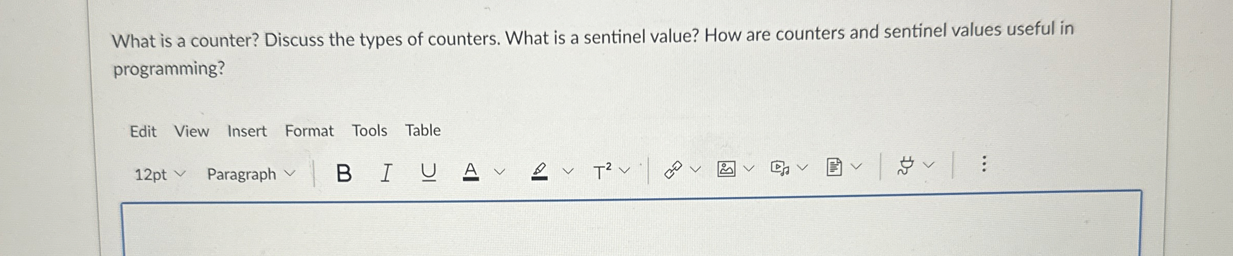 Solved What is a counter? Discuss the types of counters. | Chegg.com