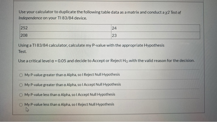 Solved Question 39 5 pts Use your calculator to duplicate | Chegg.com