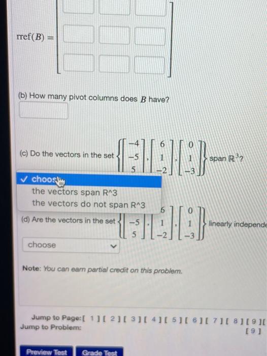 Solved -4 6 0 B= -5 1 1 -2 -3 5 Problem 9. (4 points) Let | Chegg.com