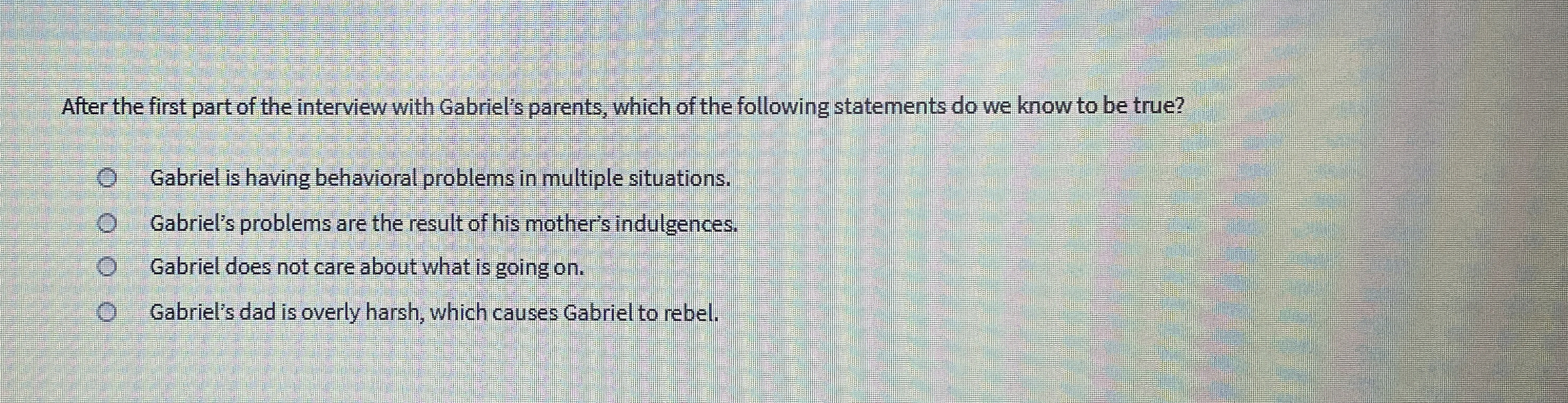 High Quality SOLUTION After the first part of the interview with ...