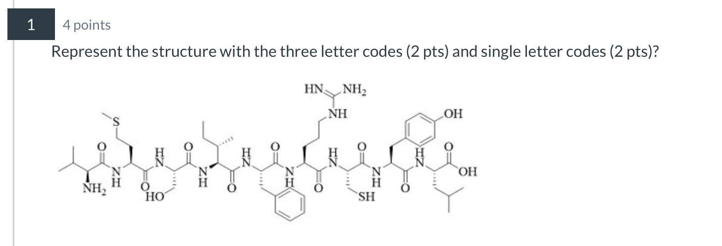 Solved 14 ﻿pointsRepresent the structure with the three | Chegg.com