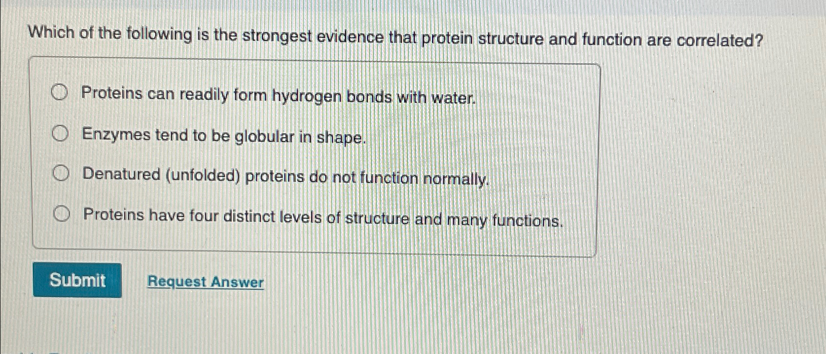 Solved Which of the following is the strongest evidence that | Chegg.com