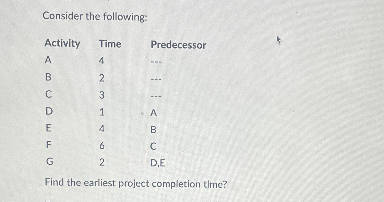 Solved Consider the | Chegg.com
