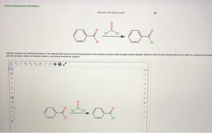 Solved Draw a mechanism for this reaction Interactive 3D | Chegg.com