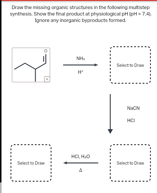 Solved Draw the missing organic structures in the following | Chegg.com