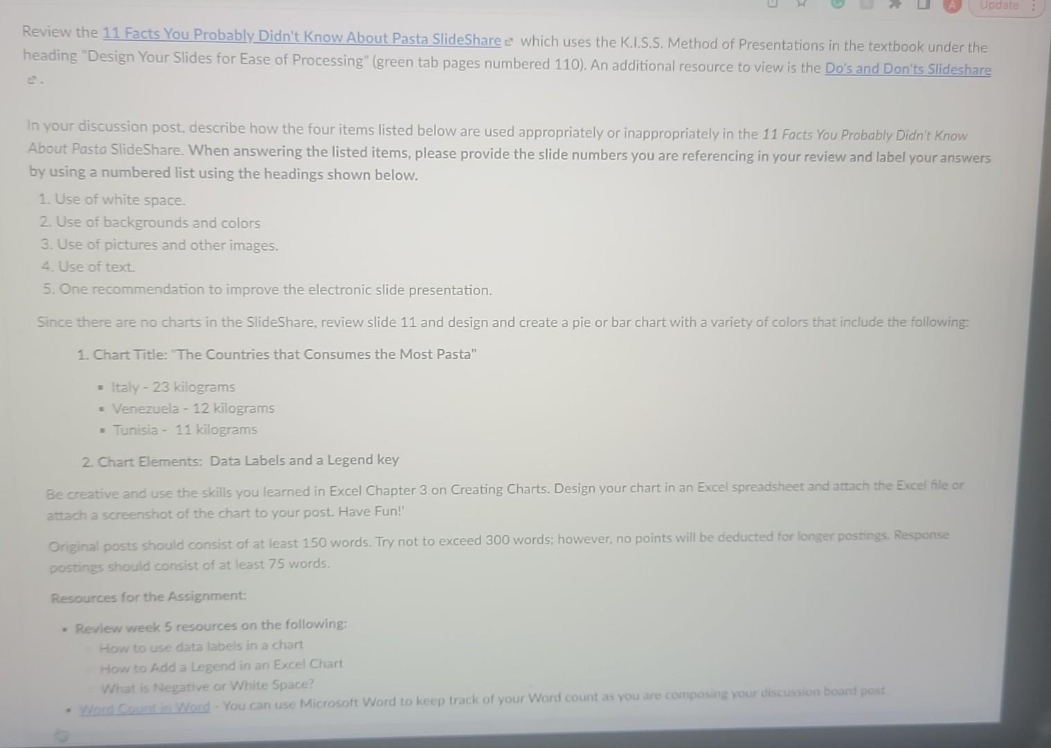 heading "Design Your Slides for Ease of Processing" | Chegg.com