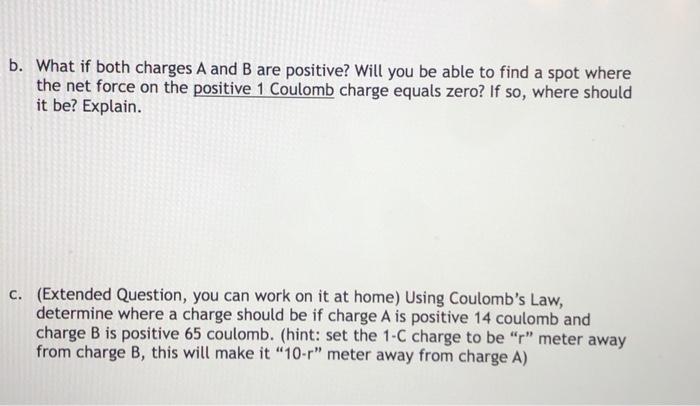 Solved Coulomb's Law with Two Charged Objects S Show (F) vs | Chegg.com