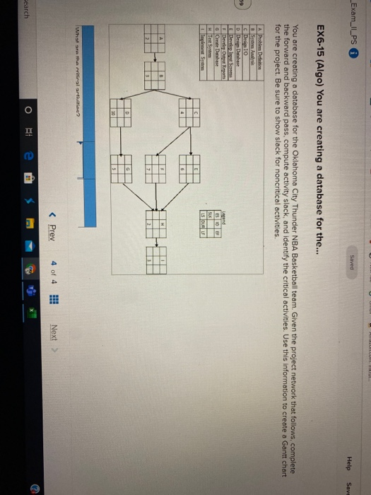 Solved LExam_IlPS Saved Help Save EX6-15 (Algo) You are | Chegg.com