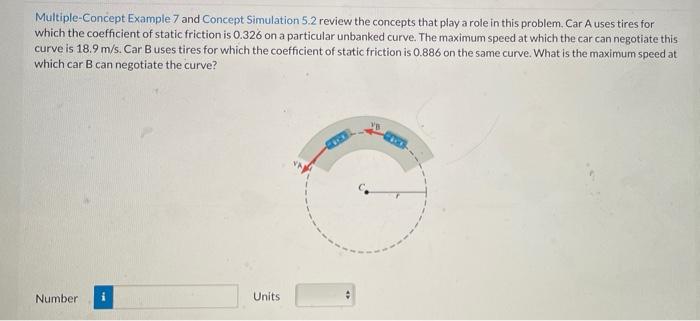 Solved Multiple-Concept Example 7 and Concept Simulation 5.2 | Chegg.com