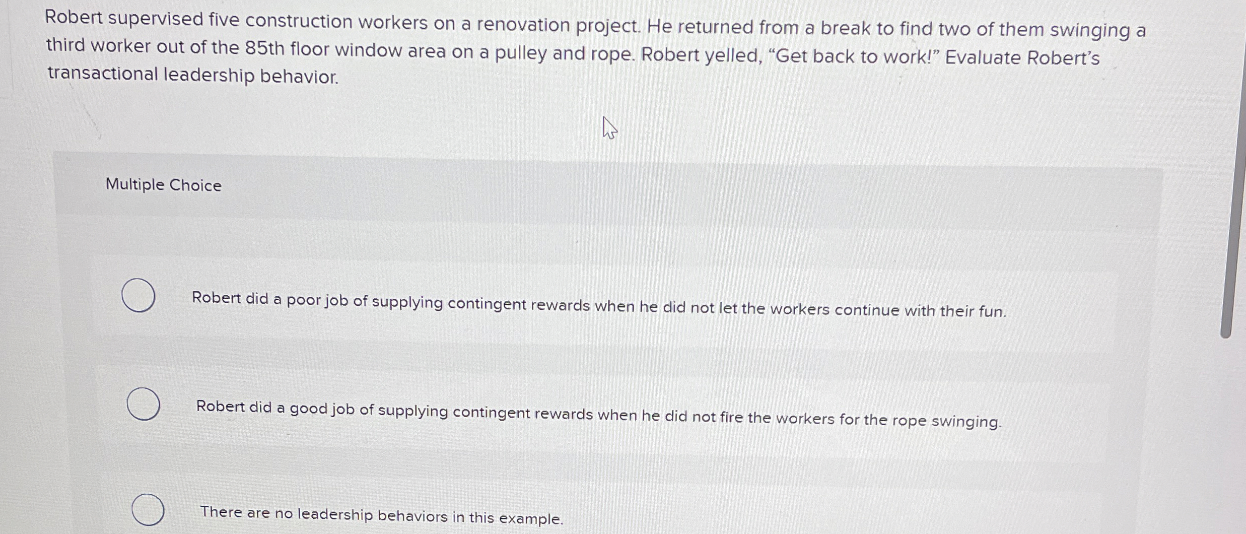 Solved Robert supervised five construction workers on a | Chegg.com