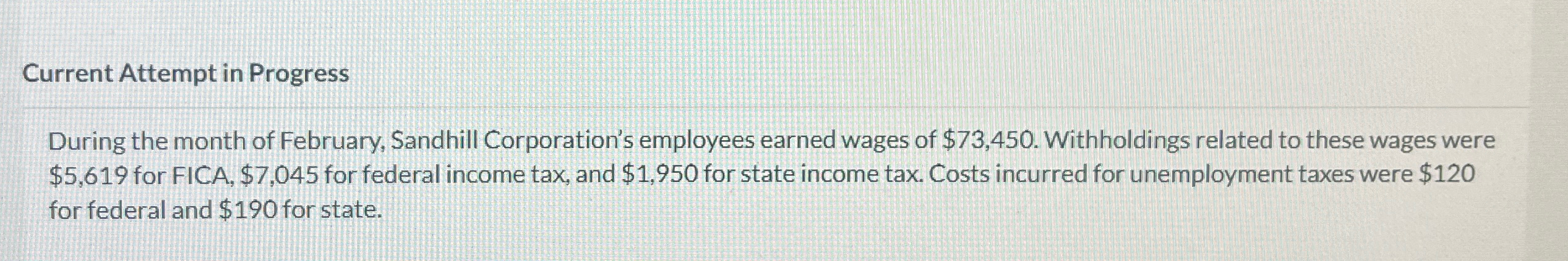 Solved Current Attempt in ProgressDuring the month of | Chegg.com