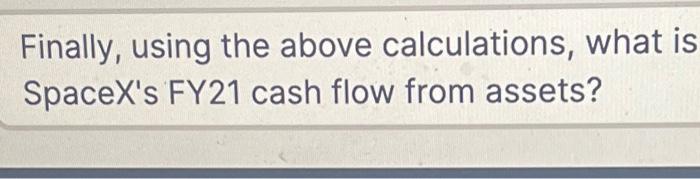 Solved Finally, using the above calculations, what is | Chegg.com