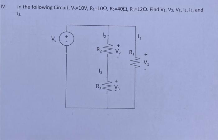 Solved In the following Circuit, | Chegg.com