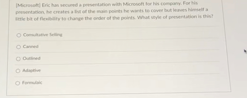 Solved [Microsoft] ﻿Eric has secured a presentation with | Chegg.com
