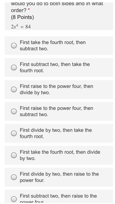 Solved 1 What is the simplified version of: the sixth root | Chegg.com