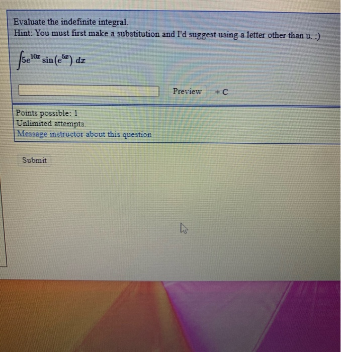 Solved Evaluate the indefinite integral. Hint: You must | Chegg.com
