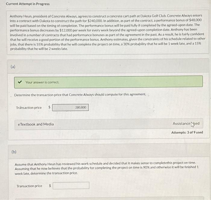Solved Anthony Heun, president of Concrete Always, agrees to | Chegg.com