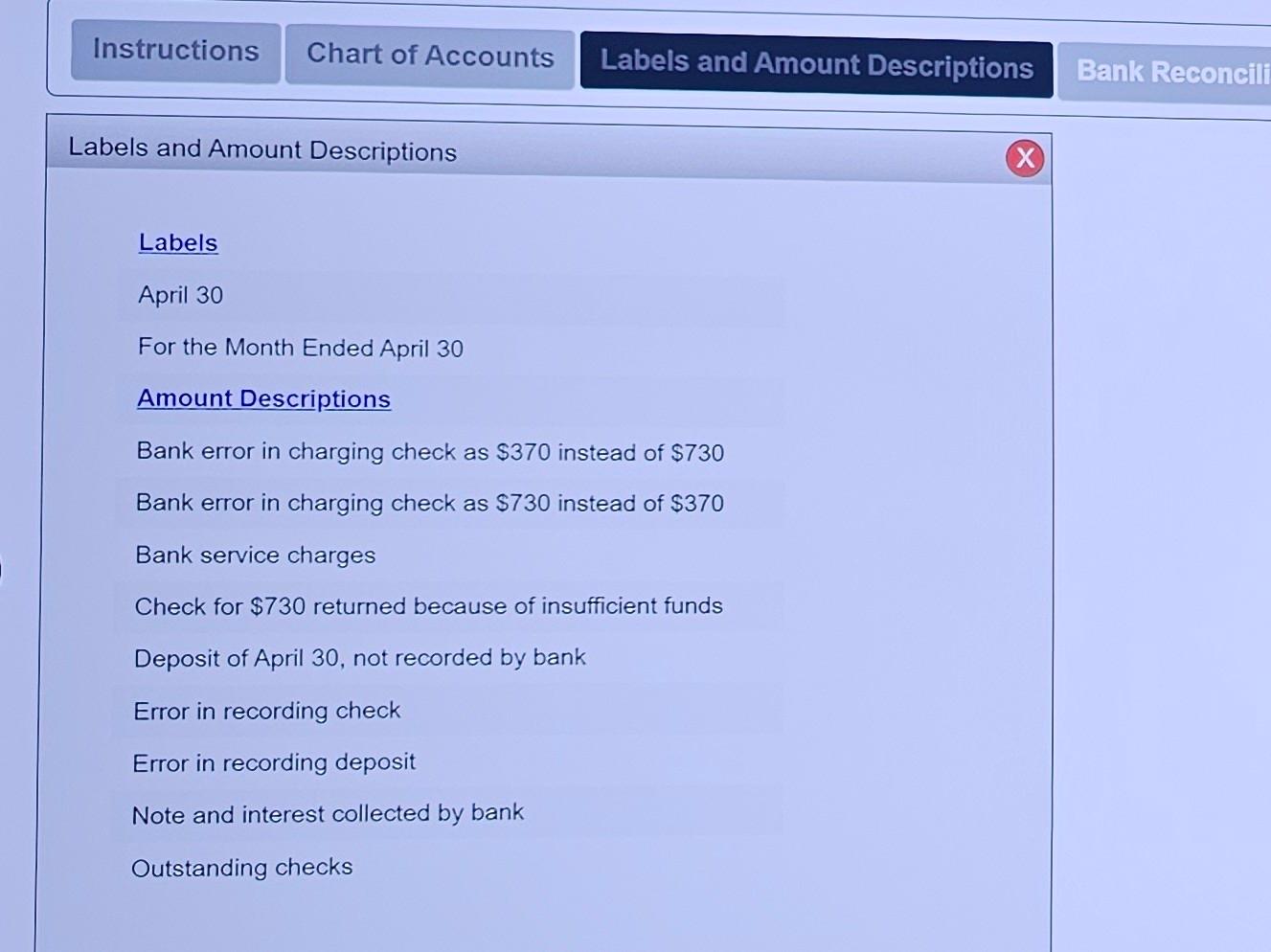 Solved accompanying canceled checks and memos with the | Chegg.com
