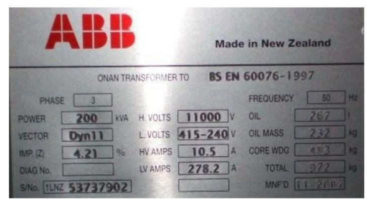 Solved i. Explain all parameters on the transformer | Chegg.com
