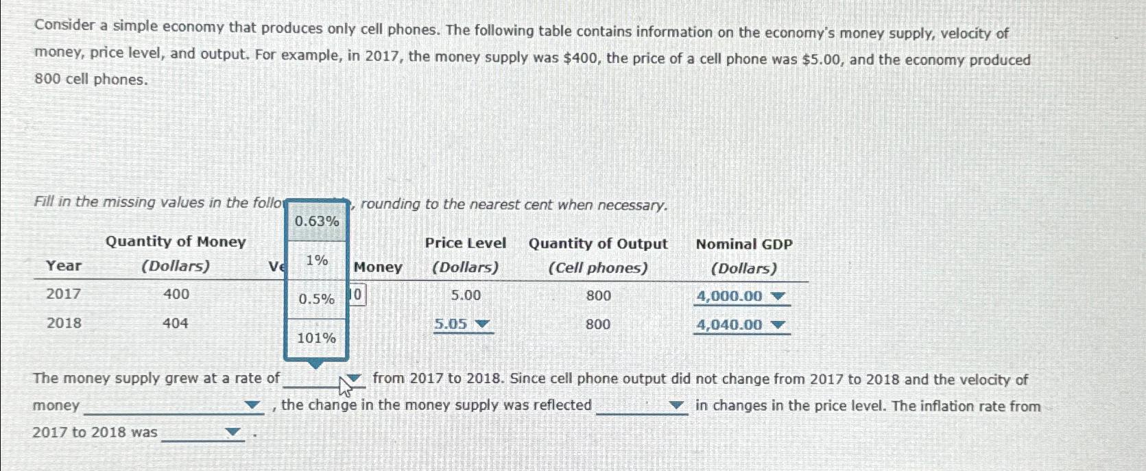 Solved Consider a simple economy that produces only cell | Chegg.com