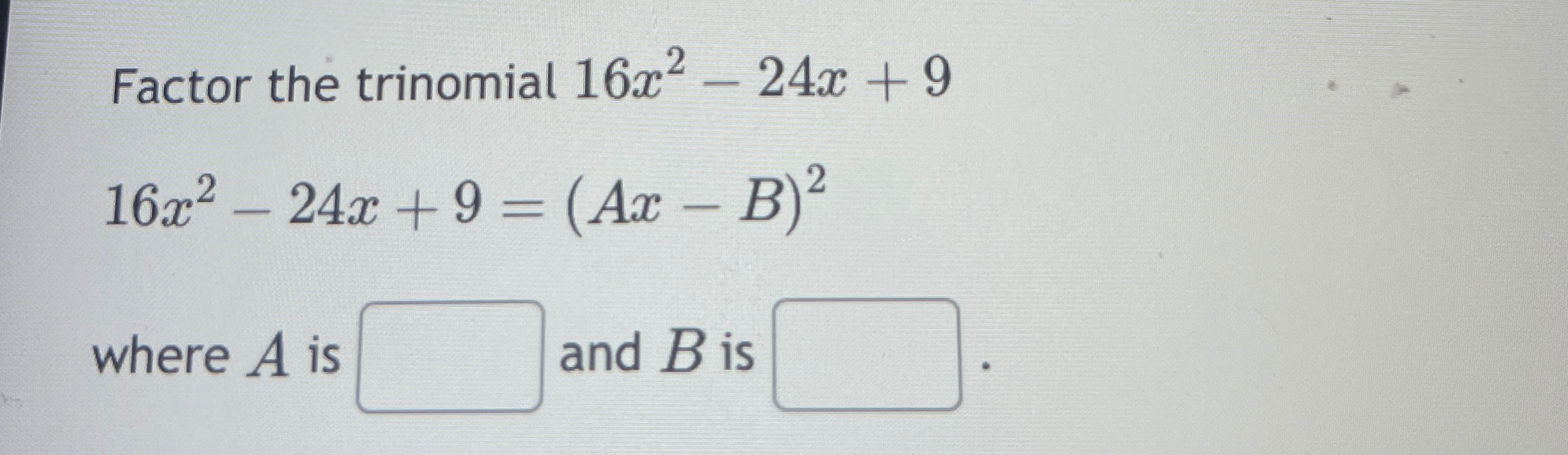 Solved Factor the trinomial | Chegg.com