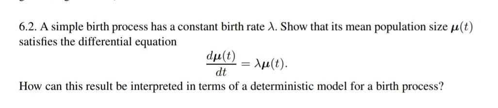 Solved From Book Stochastic Processes An Introduction