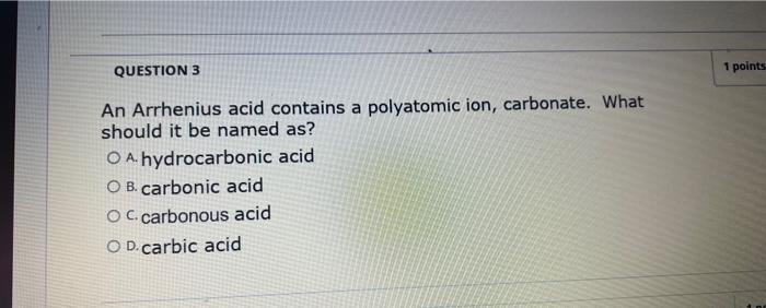 Solved A neutralization reaction between an acid and | Chegg.com