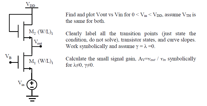 Solved MOSFET problem I couldn't solve it can someone solve | Chegg.com
