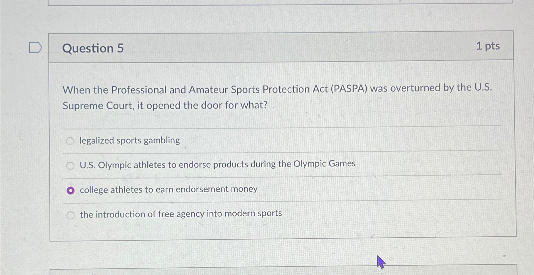 Solved Question 51ptsWhen the Professional and Amateur | Chegg.com
