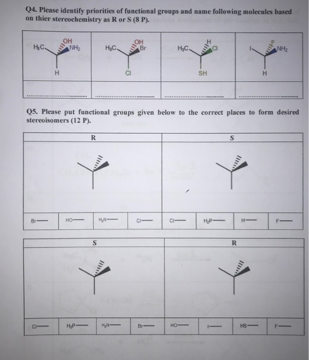 Solved Q4. Please identify priorities of functional groups | Chegg.com