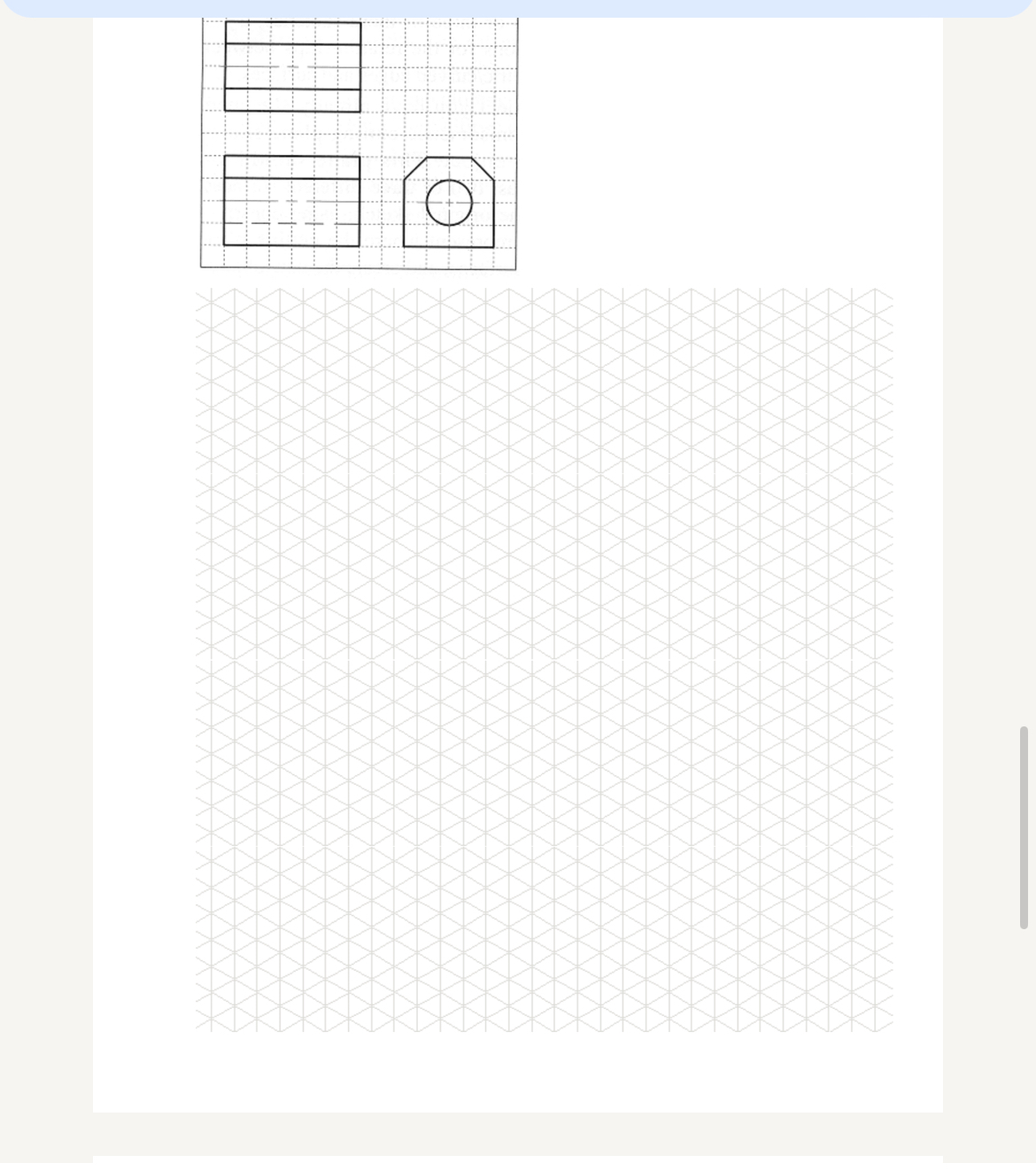 Solved by an EXPERT Please draw the isometric projection | Chegg.com