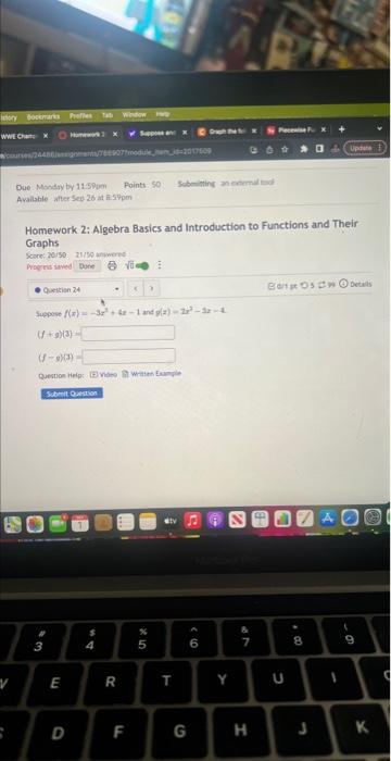 Solved Homework 2: Algebra Basics and Introduction to | Chegg.com