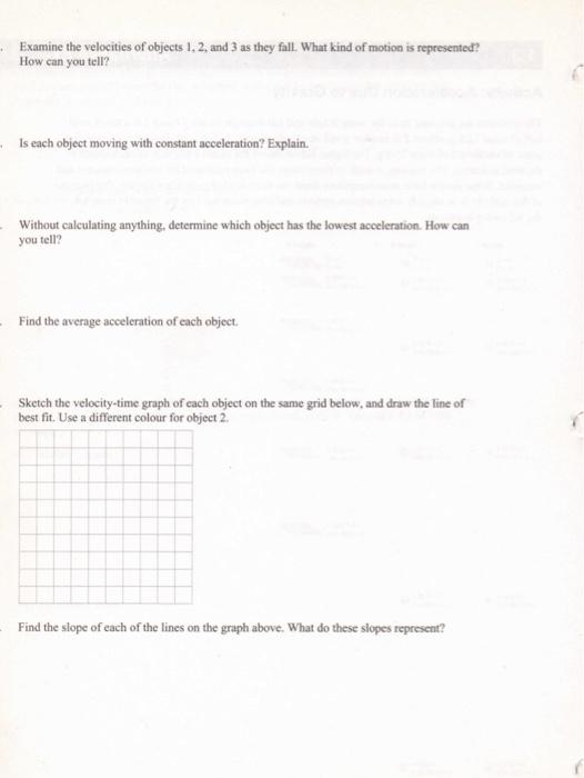 Solved Three objects are released from the same height and | Chegg.com