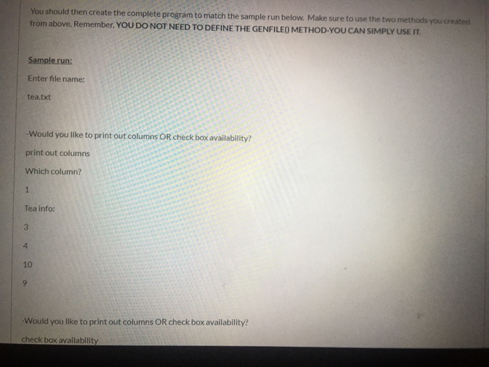 Solved Program 2 Create A Program That Reads In A File Of 1808